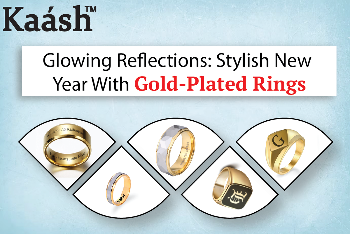 Stylish New Year With Gold Plated Rings – Kaashusa