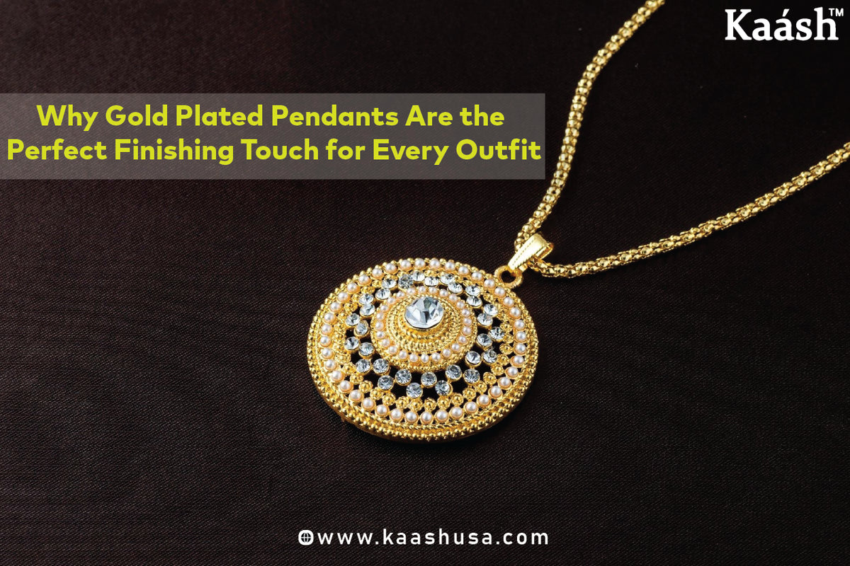 Gold Plated Pendants Essential for Completing Any Look – Kaashusa