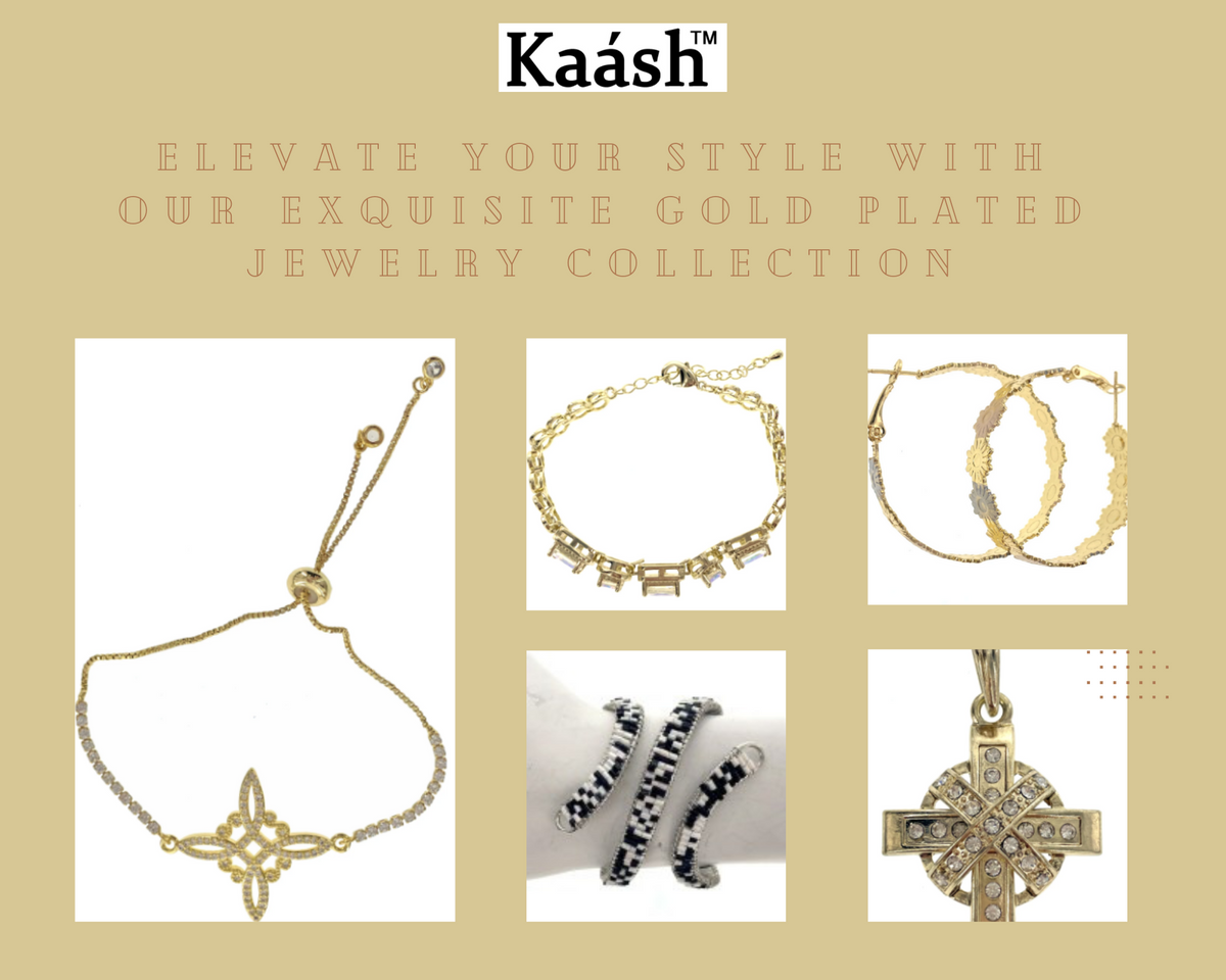 Elevate Your Style with Our Exquisite Gold Plated Jewelry – Kaashusa