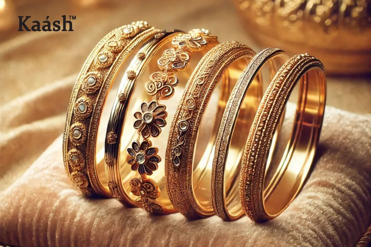 Why Gold-Plated Bangles Are the Best Jewelry for Daily Wear – Kaashusa