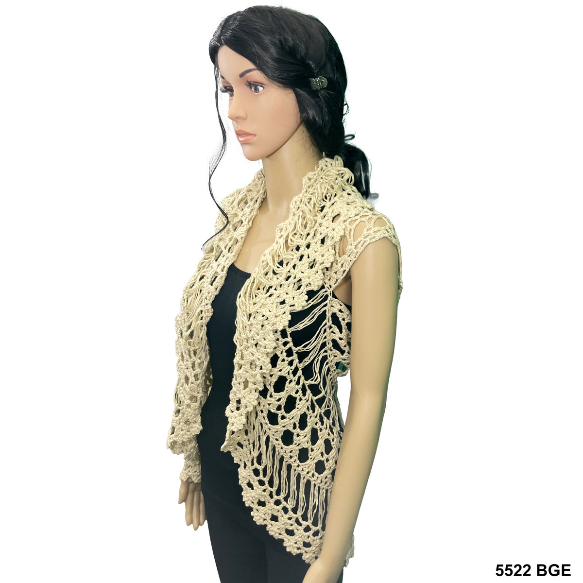 Crochet Coverup 5522 BGE – Kaashusa