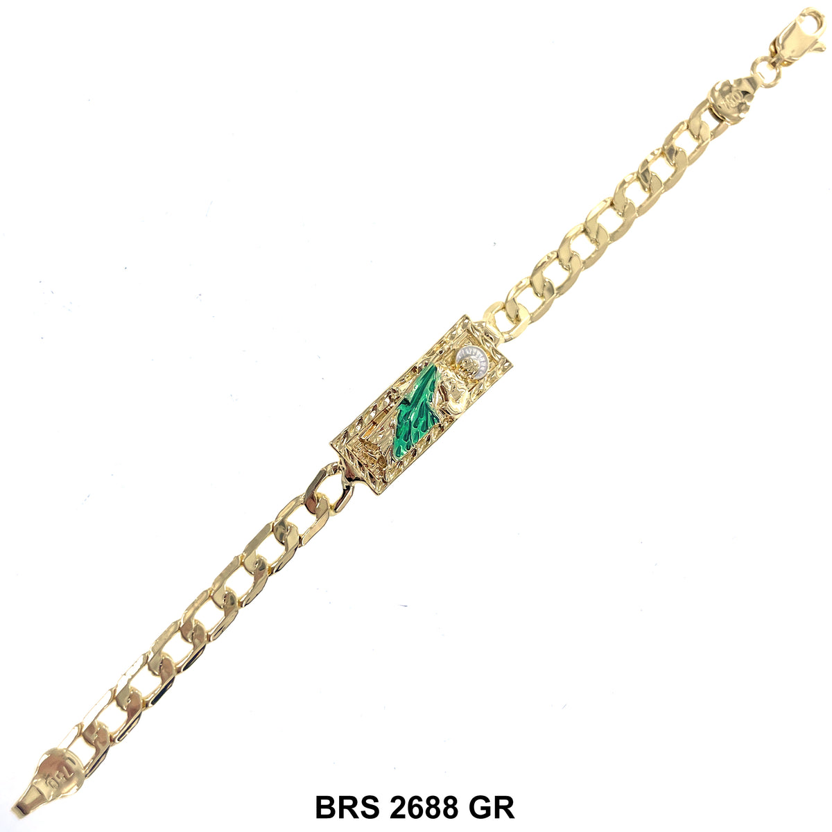 San Judas Chain Bracelet BRS 2688 GR – Kaashusa
