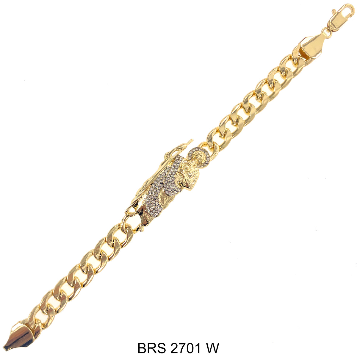 San Judas Chain Bracelet BRS 2701 W – Kaashusa