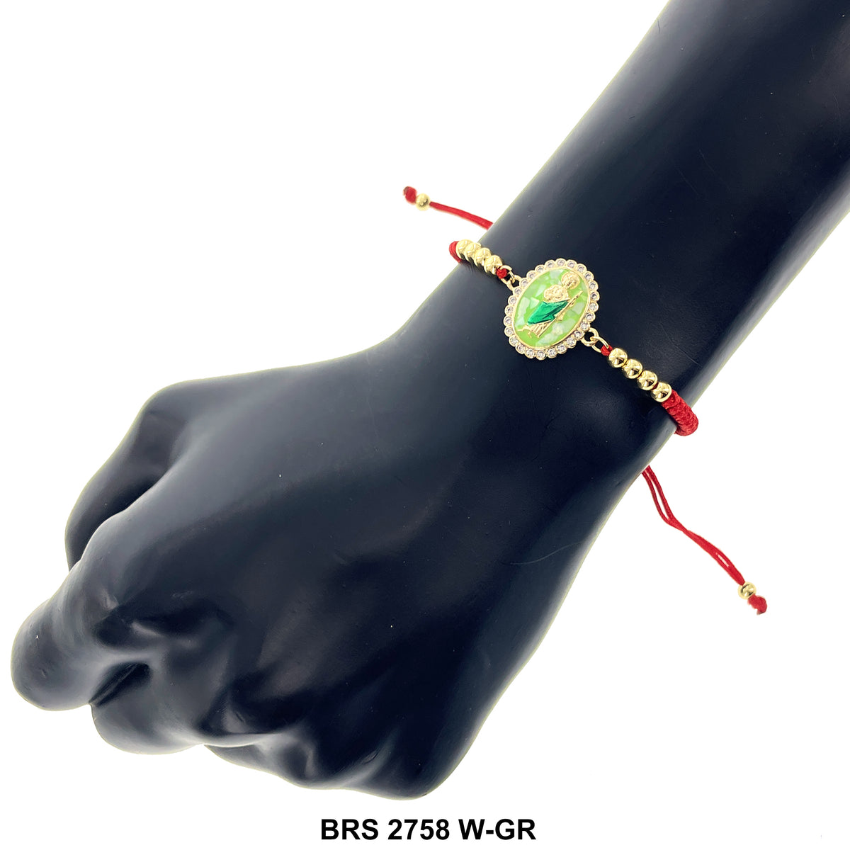 Guadalupe Thread Bracelet BRS 2758 W-GR – Kaashusa