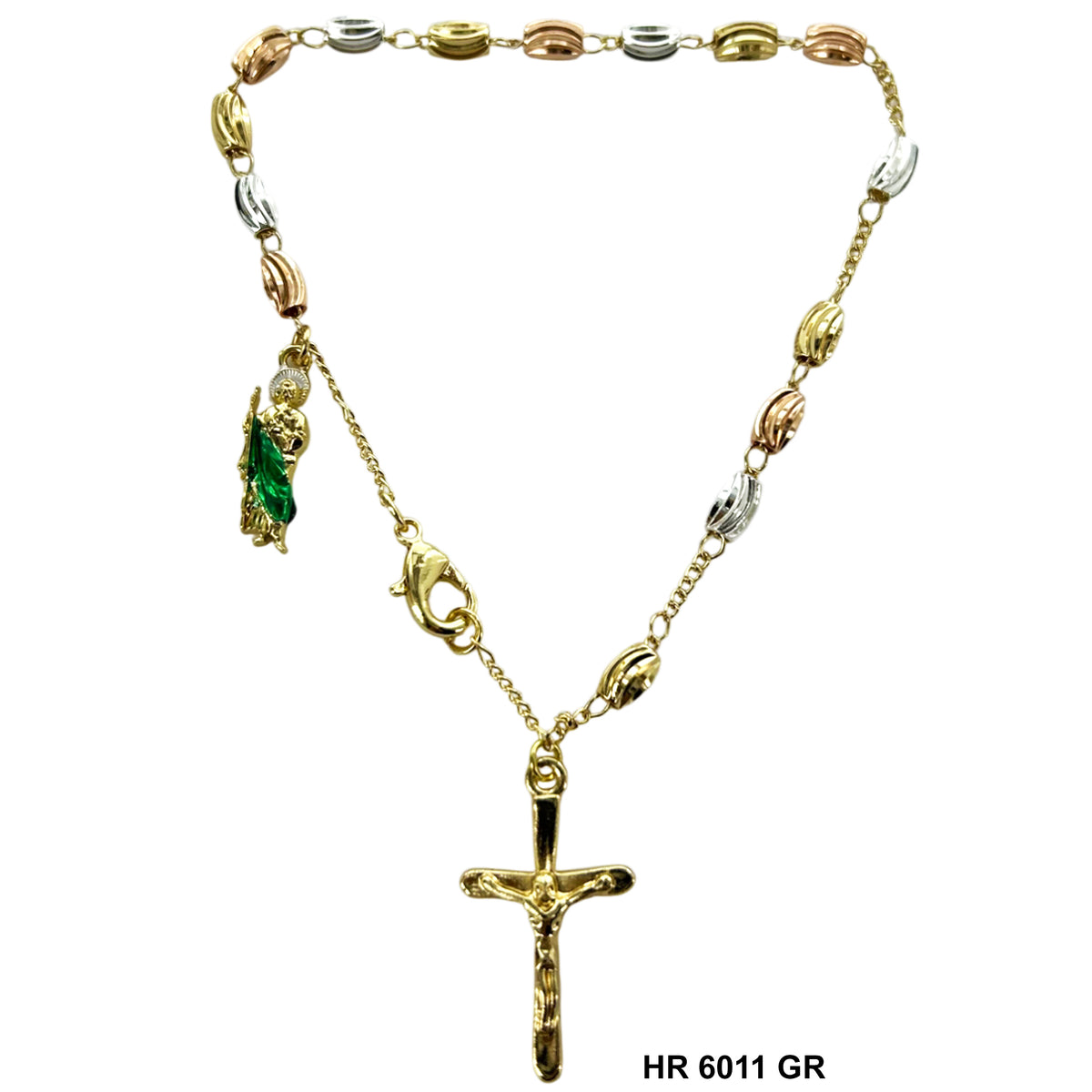San Judas Hand Rosary HR 6011 GR – Kaashusa