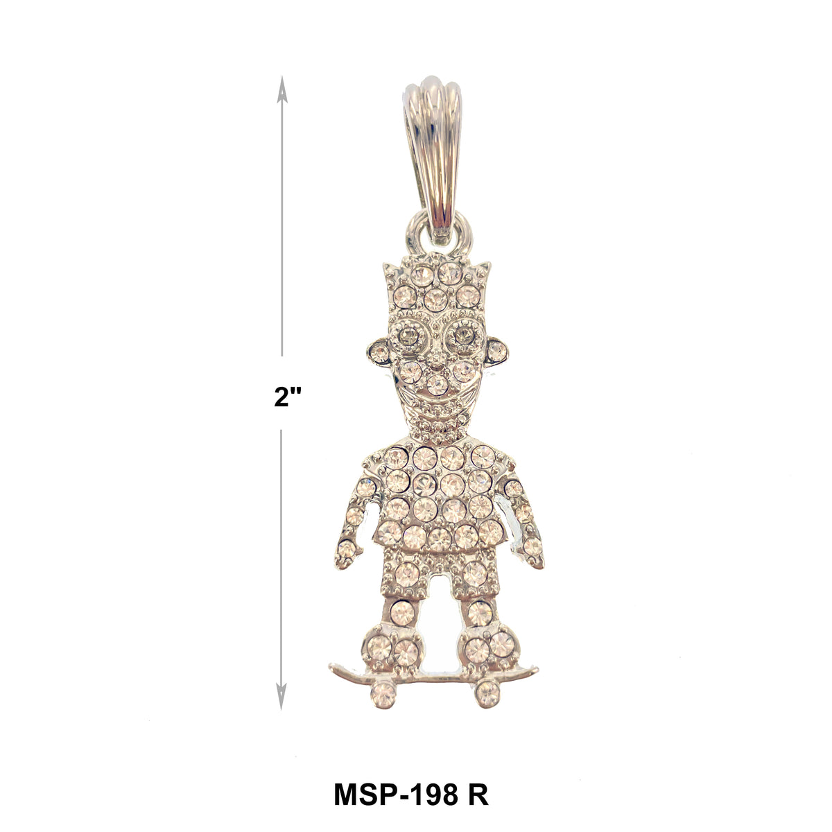 Bart Simpson Pendant MSP-198 R – Kaashusa
