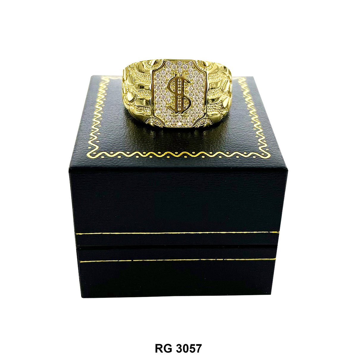 $ Sign Nugget Ring RG 3057 G – Kaashusa