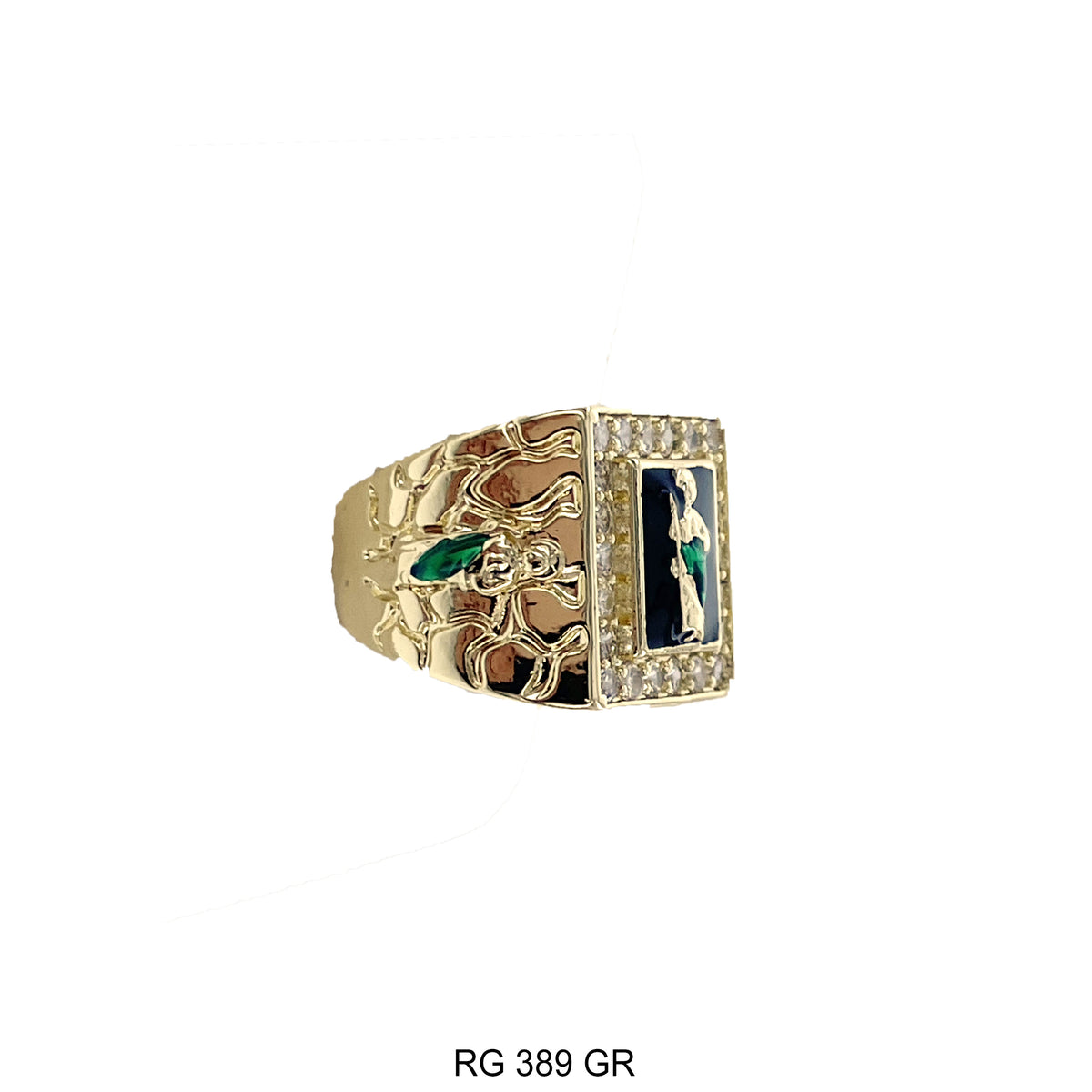 San Judas Openable Ring RG 389 GR – Kaashusa