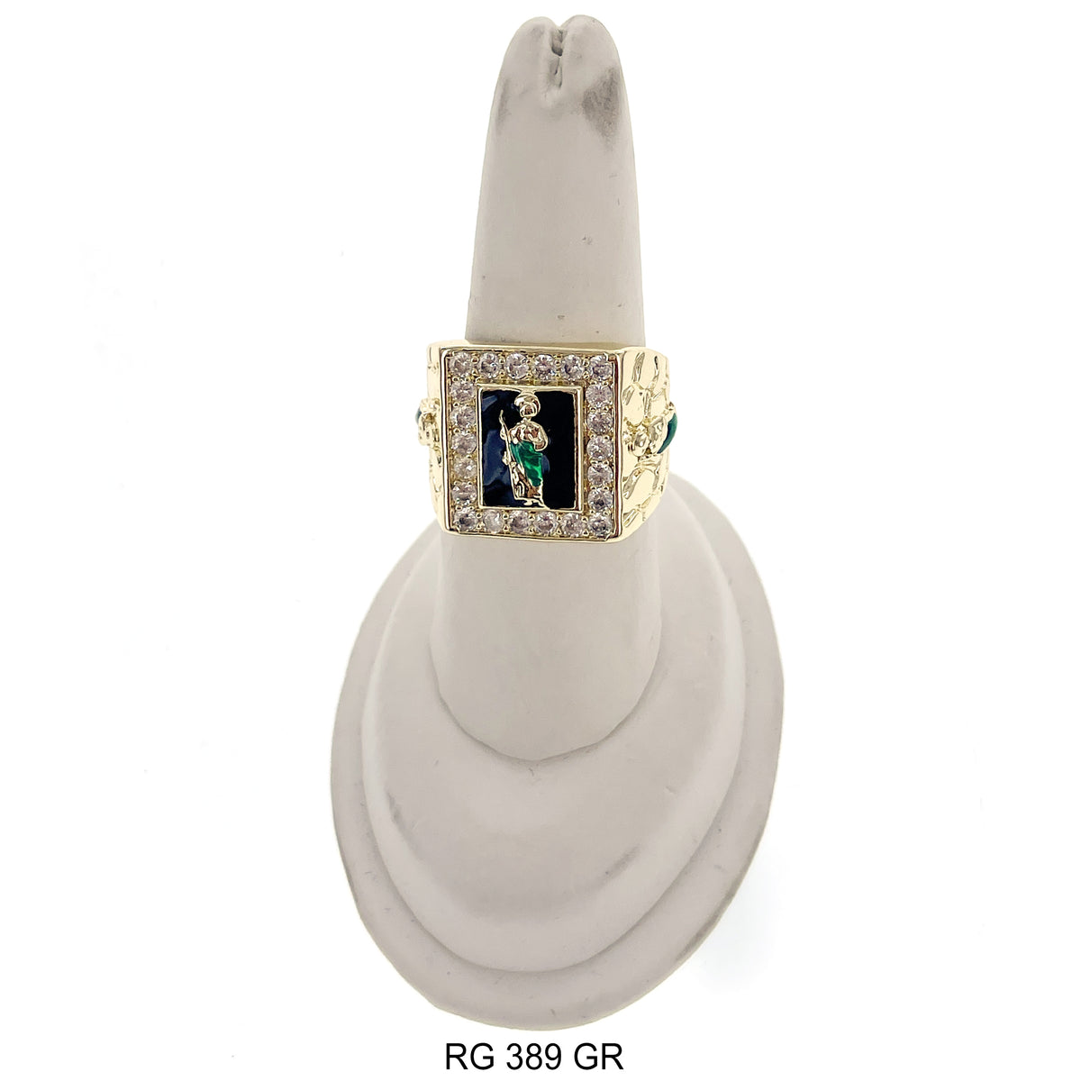 San Judas Openable Ring RG 389 GR – Kaashusa