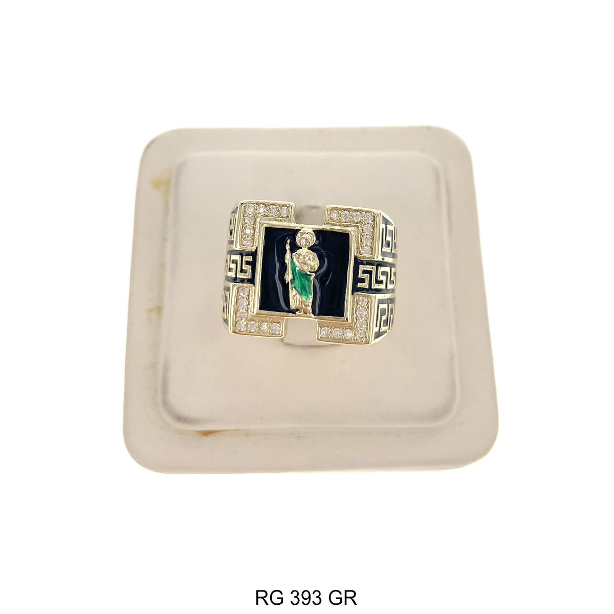 San Judas Openable Ring RG 393 GR – Kaashusa