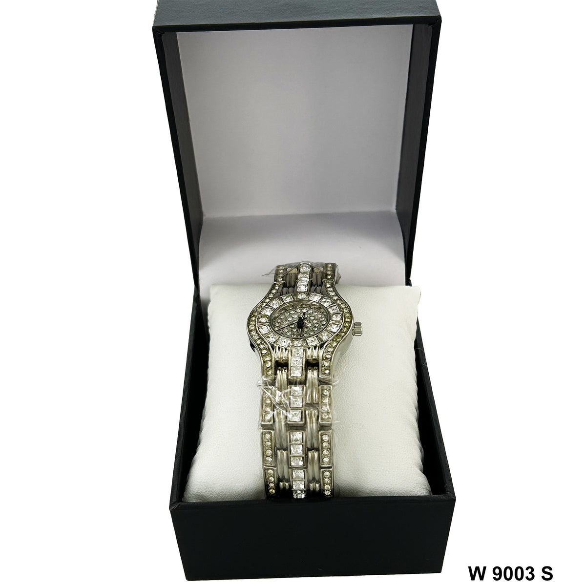 30 MM Icy Bling Wrist Watch Stainless Steel Band W 9003 S – Kaashusa