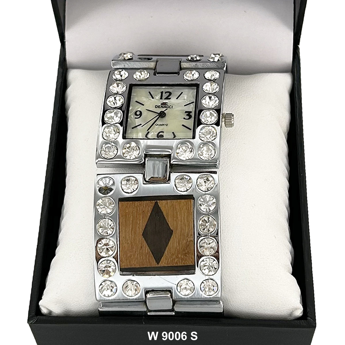 Stylish Wood Design Watch with Stainless Steel Band – Kaashusa