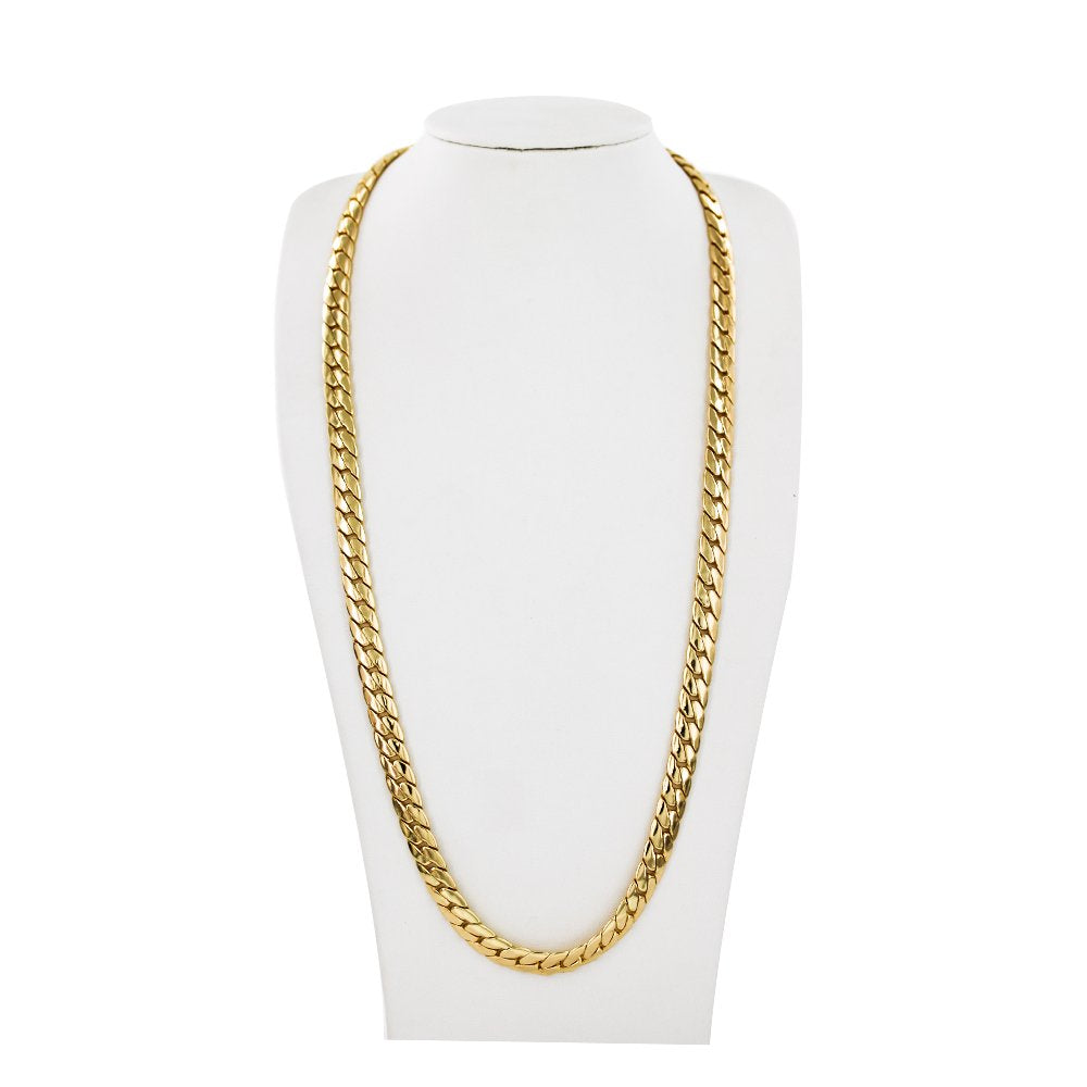 9 MM Miami Cuban Box Lock Chain MC 510 – Kaashusa