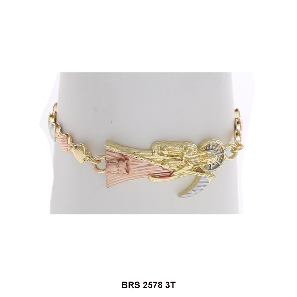 Santa Muerte Bracelet BRS 2578 3T – Kaashusa