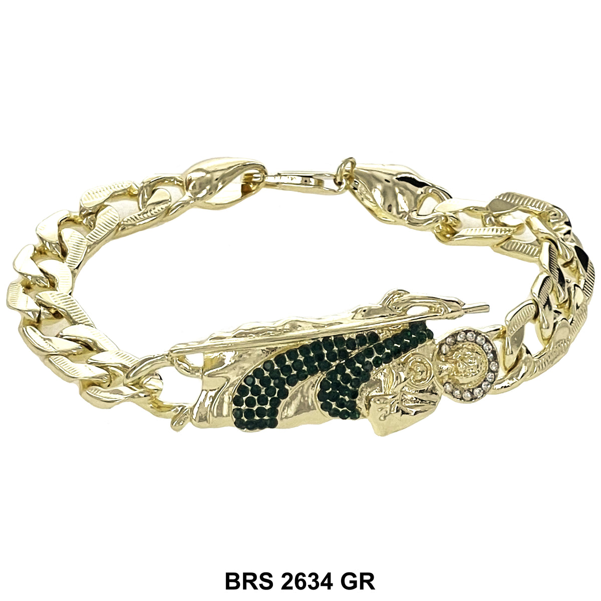 San Judas Chain Bracelet BRS 2634 GR – Kaashusa