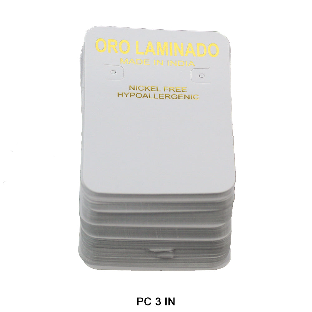 Oro Laminado Made In India Packing Card PC 3 IN – Kaashusa