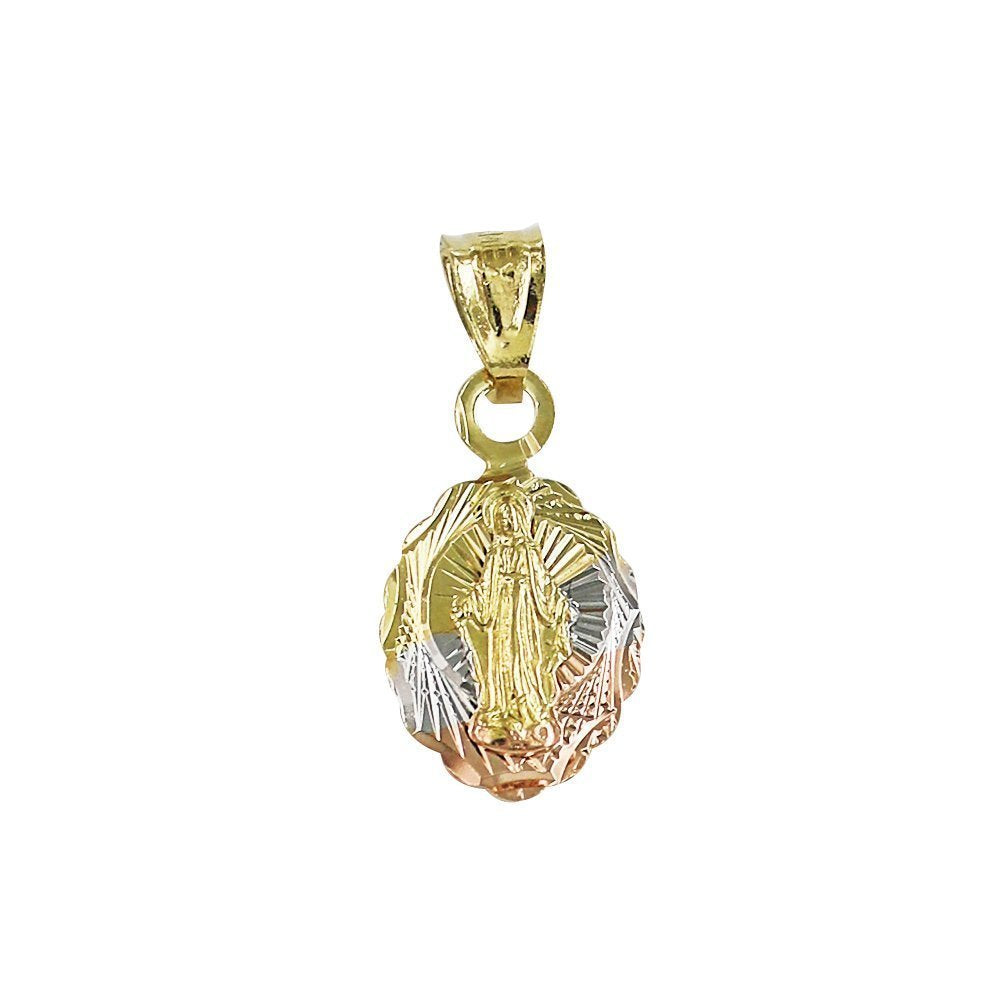 Oval Flower Milagrosa 2 Diamond Cut Pendant PI1D17 – Kaashusa