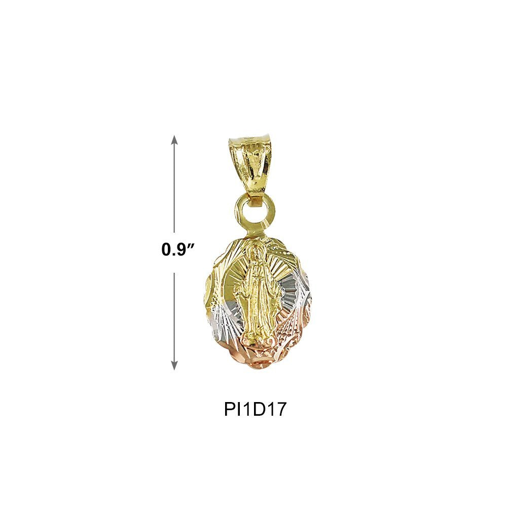 Oval Flower Milagrosa 2 Diamond Cut Pendant PI1D17 – Kaashusa