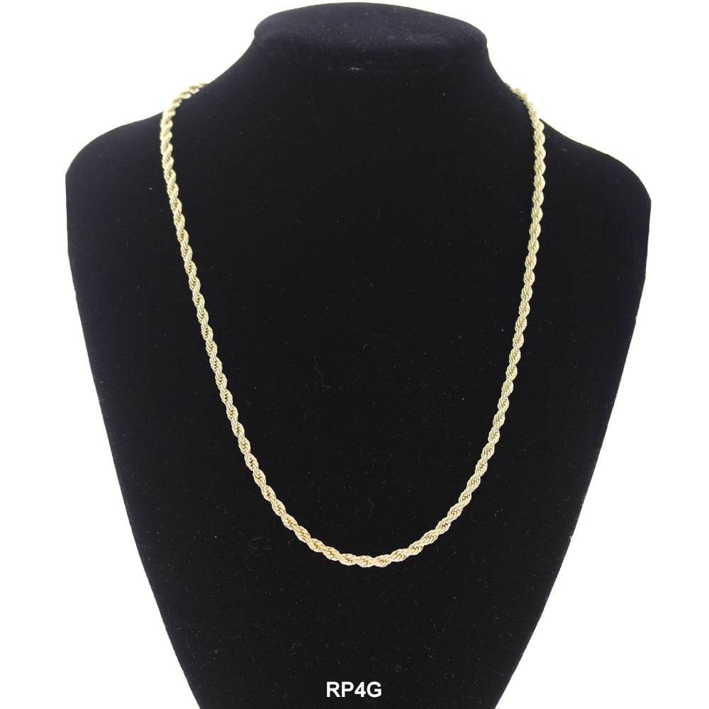 4 MM Rope Chain RP4G – Kaashusa